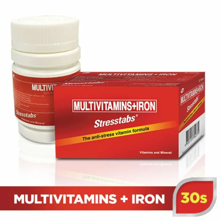 Stresstabs Multivitamins + Iron 30 Tablets | Lazada PH