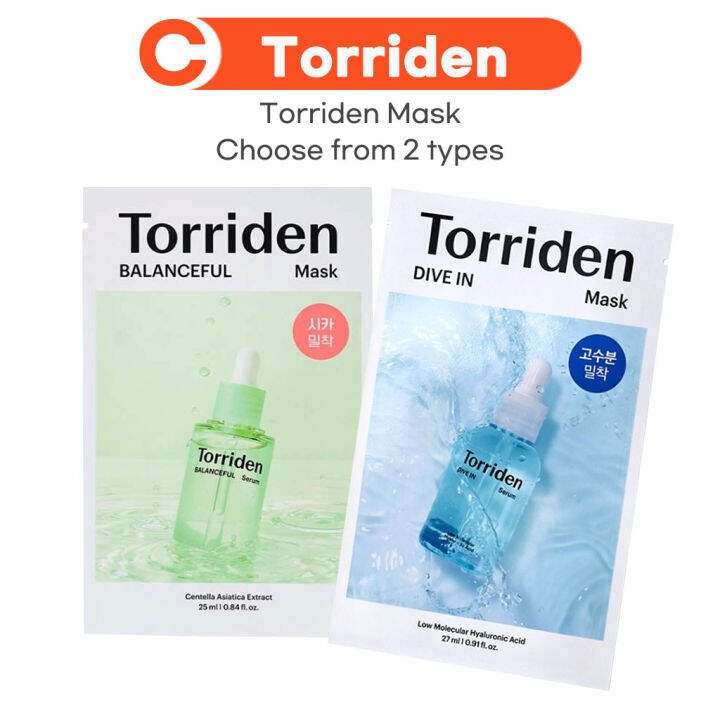 【TORRIDEN】Torriden Face Sheet Pack /Choose From 2Types/Dive-In Low ...