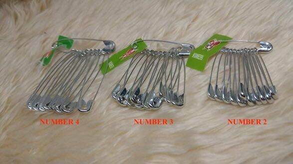 SAFETY PIN / PERDIBLE NUMBER 4,3 & 2 | Lazada PH