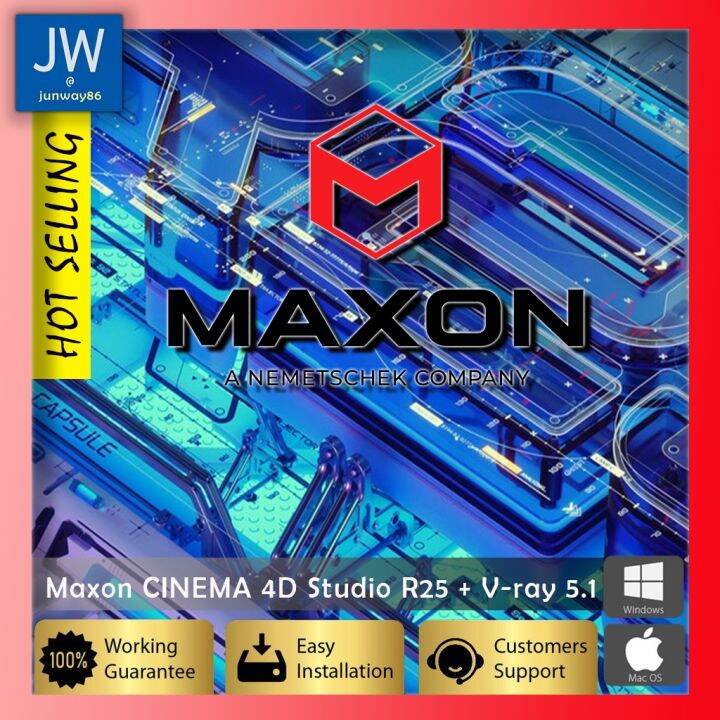 Maxon CINEMA 4D Studio R25 Oct 2021 Update V-ray 5.1- Full Version (Win ...