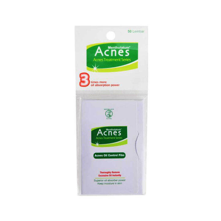Acnes Oil Control Film isi 50 Lembar / Kertas Penyerap Minyak Wajah ...