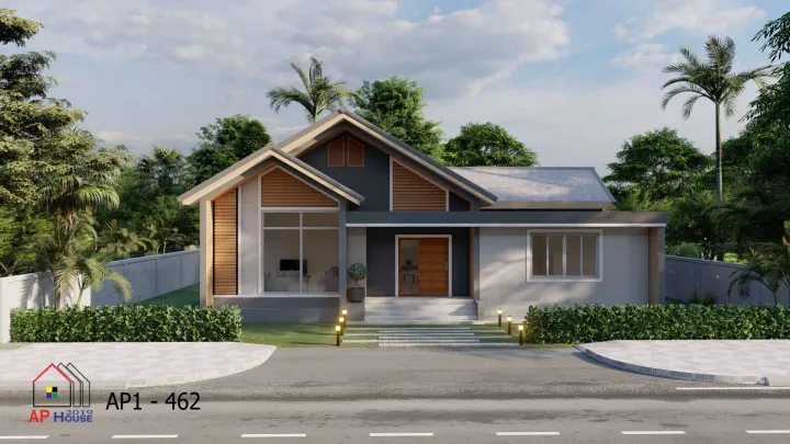แบบบ้านชั้นเดียวAP-462 | Lazada.co.th
