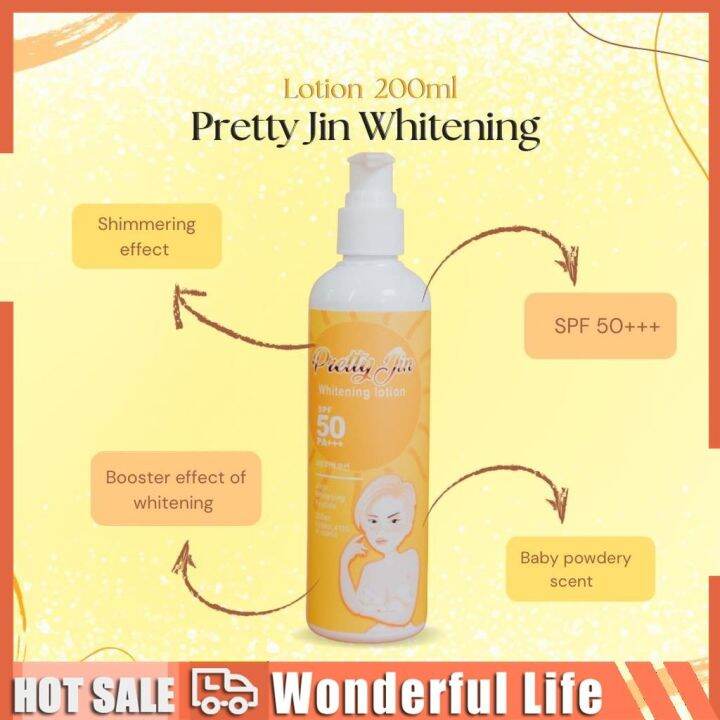 PRETTY JIN WHITENING LOTION 200 ML | Lazada PH
