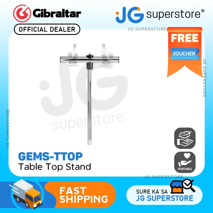 Gibraltar GEMS-TTOP 18" Table Top Stand with Adjustable Height Range ...