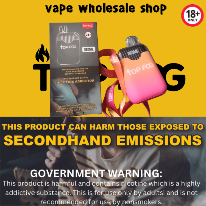 Top Fog 12000 puffs disposable device oxbar with lanyard | Lazada PH