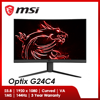 MSI Optix G24C4 Gaming Monitor | Lazada