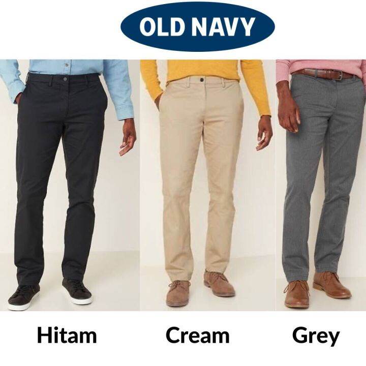 Chinos OLD NAVY ULTIMATE STRAIGHT BUILT-IN FLEX Pria U/Formal & Sehari ...