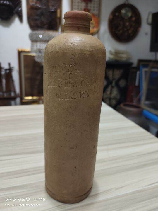 Botol Keramik Belanda 1/2Liter Kuno Jadul Antik | Lazada Indonesia