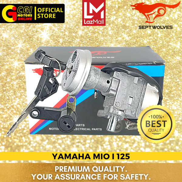 SEPTWOLVES Key Set (Main Switch & Seat lock) Yamaha Mio I 125 | Lazada PH