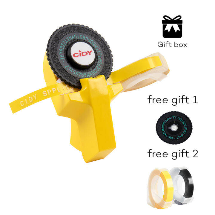 Super label Mini Portable Printer DIY Handhold Typewriter Label Maker ...