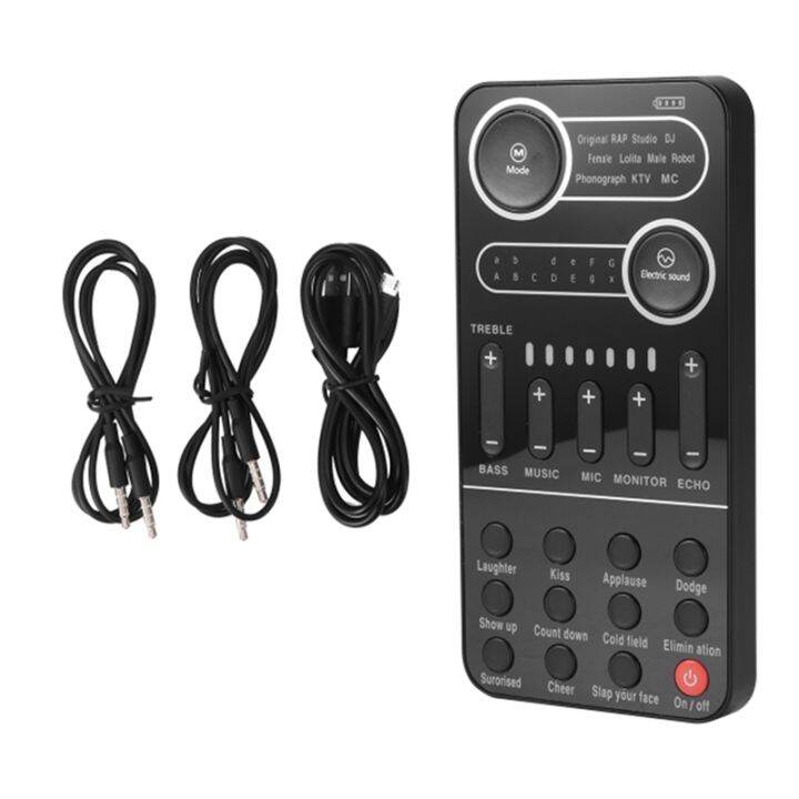 Portable Multiple Audio Effect Voice Changer Bluetooth Live Sound ...