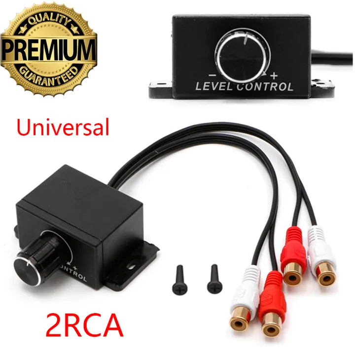 Universal Car Audio Amplifier Bass RCA Level Remote Volume Control Knob ...