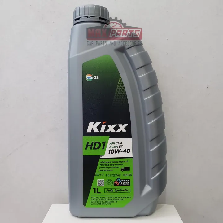 Kixx HD1 API CI-4/ACEA E7 10W-40 1L (FULLY SYNTHETIC DIESEL ENGINE OIL ...
