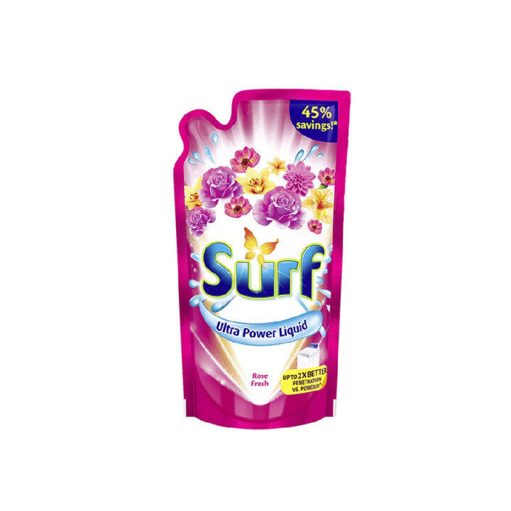 Surf Rose Fresh Laundry Liquid Detergent Pouch (900mL) | Lazada PH