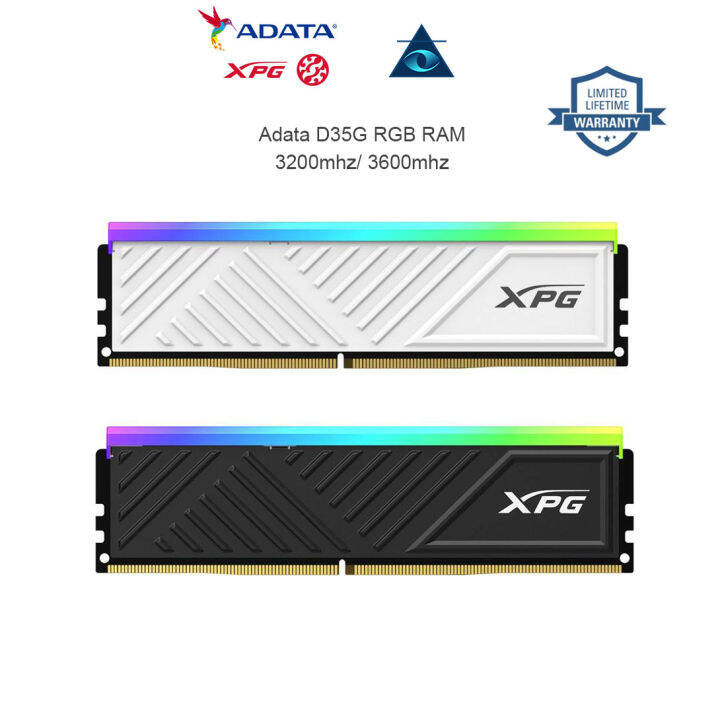 Adata XPG SPECTRIX D35G DDR4 RAM Memory PC Deskstop Gaming RGB 8GB/ 16GB 3200mhz 3600mhz | Lazada
