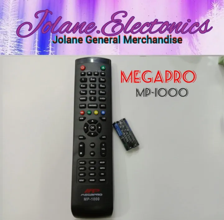 Megapro MP1000 Remote Control | Lazada PH