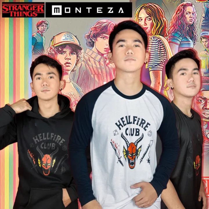 MONTEZA | 2022 Stranger Things Hellfire Club Inspired Uniform Raglan ...