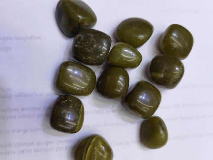 Crystal Lemon Jade Tumbled Stone | Lazada PH