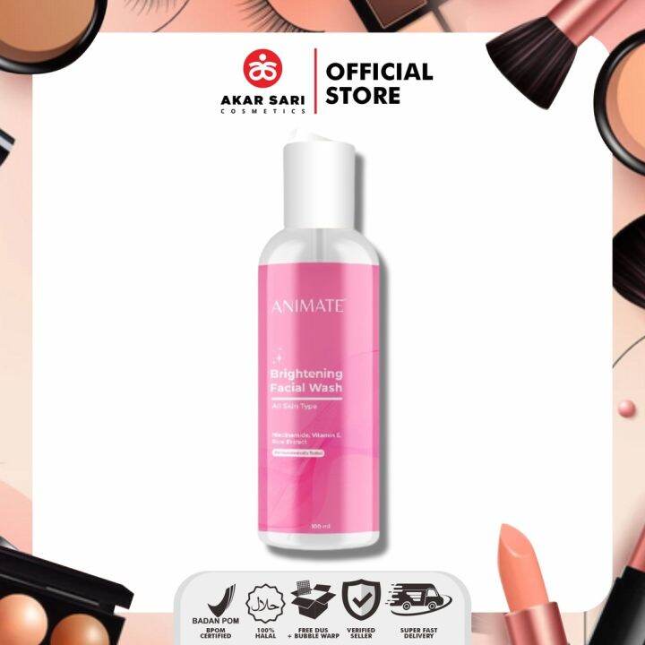 ANIMATE BRIGHTENING FACIAL WASH - 100 ml | Lazada Indonesia