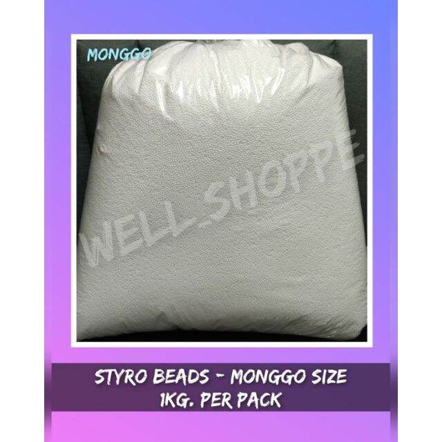 Styro Monggo Beads for Bean Bags and Slimes (1kilo per pack) | Lazada PH