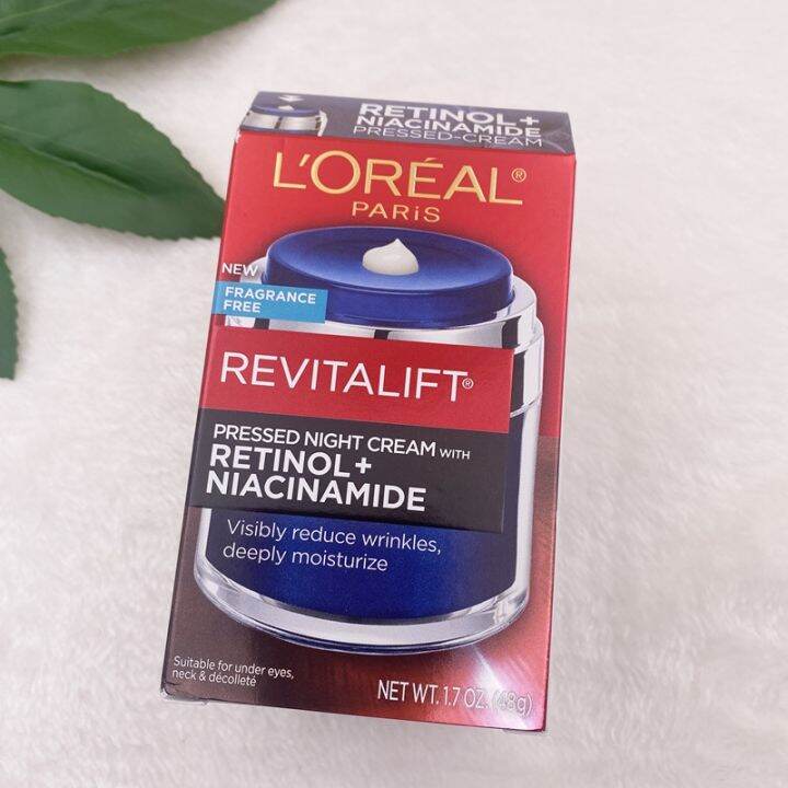 American version of L'Oreal A alcohol cream milk retinol anti-wrinkle ...