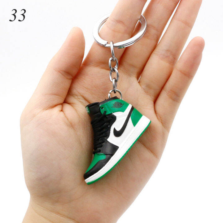 Nuoke 1ชิ้นกระเป๋าเป้สะพายหลังพวงกุญแจพวงกุญแจจี้3D มินิรองเท้ารุ่นเครื่องประดับของขวัญอุปกรณ์ ...