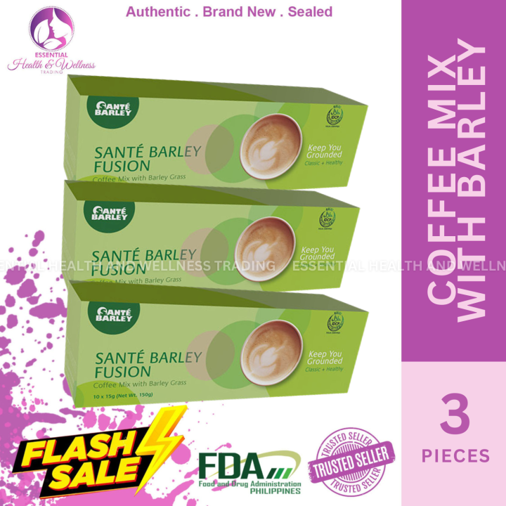 Barley Fusion (Buy 2 Take 1) (3 Boxes) (30 Sachets) - Coffee Mix with Barley Grass | Lazada PH