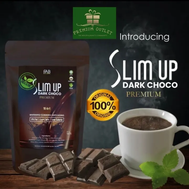 Slim Up Dark Choco Premium 16 in 1 Organic-Slimming-Whitening-w ...