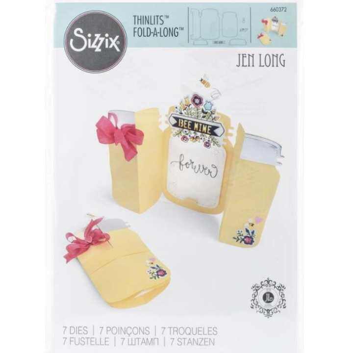 Fold-A-Long Jar Sizzix Thinlits Dies By Jen Long | Lazada PH