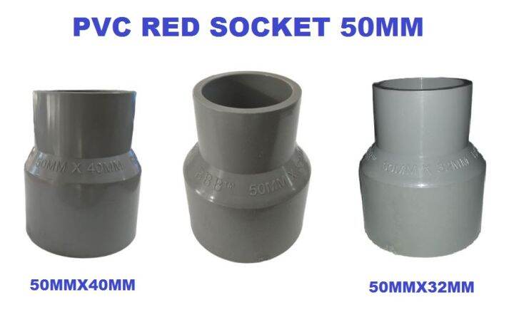 PVC PIPE FITTING REDUCING SOCKET 50MM| PAIP AIR FITTING KELABU | Lazada