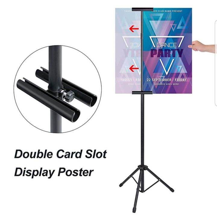 【High Quality】 Signage Poster Banner Sintra Tarp Tripod Stand | Lazada PH