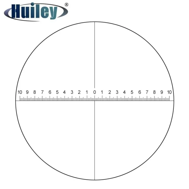 DIV 0.1 mm Eyepiece Micrometer for Stereo Microscope Reticle Vertical ...