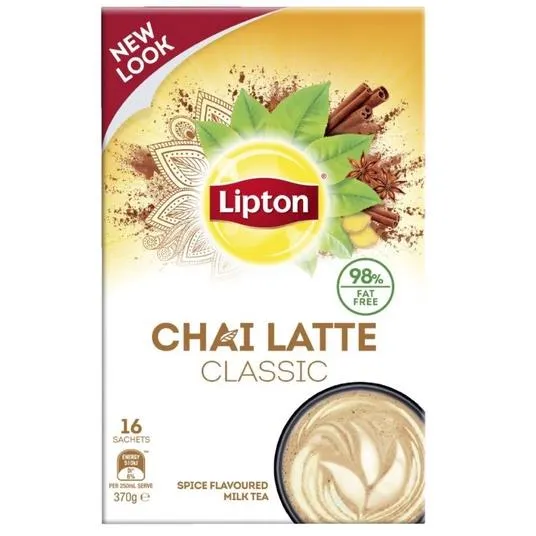 【Hot sale】 Lipton Chai Latte (16's) Now with new look/packaging ...