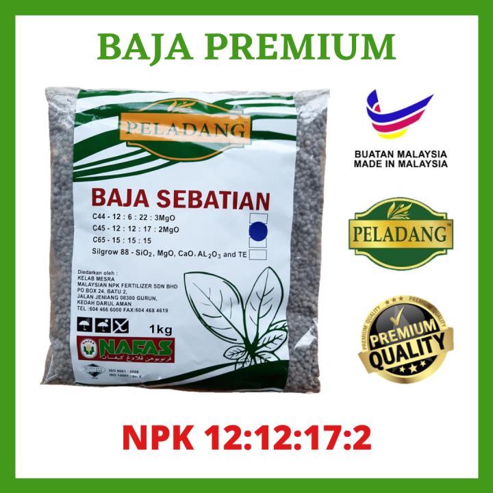 [ Ready Stock ] Baja Bunga NPK 12:12:17 -Baja Booster Permulaan Bunga ...
