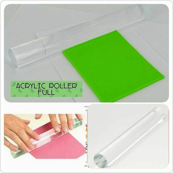 Solid Acrylic Roller Thick Acrylic Rolling Pin | Lazada PH