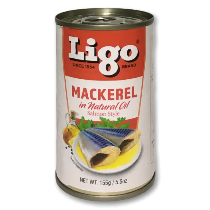 Ligo Mackerel in Natural Oil Salmon Style 155G | Lazada PH