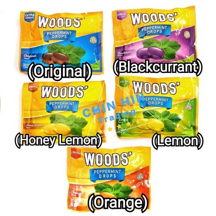[WOOD'S] Peppermint Drops / Gula Batuk WOOD'S Peppermint ( 6 pieces per ...