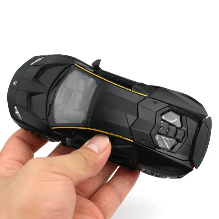 Simulation car model 1:32 Lamborghini LP770-4 alloy car model pull-back ...