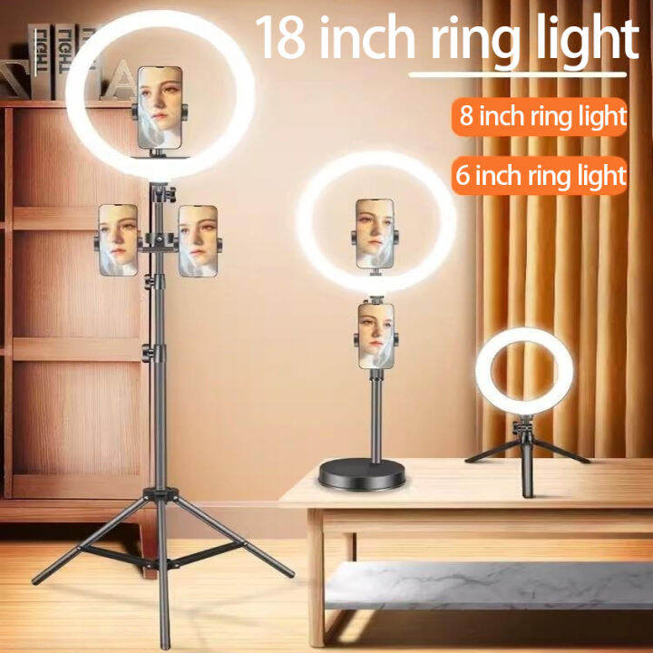 【free bag】18 inch ring light with stand complete set big photography ...