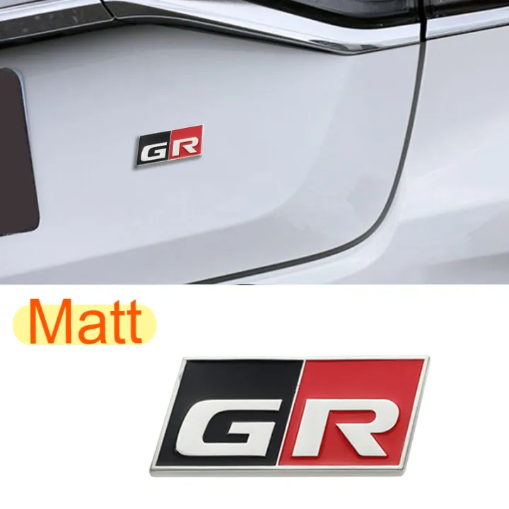 1Piece Matt Car Badge Sticker Rear Emblem Decoration Modified Auto ...
