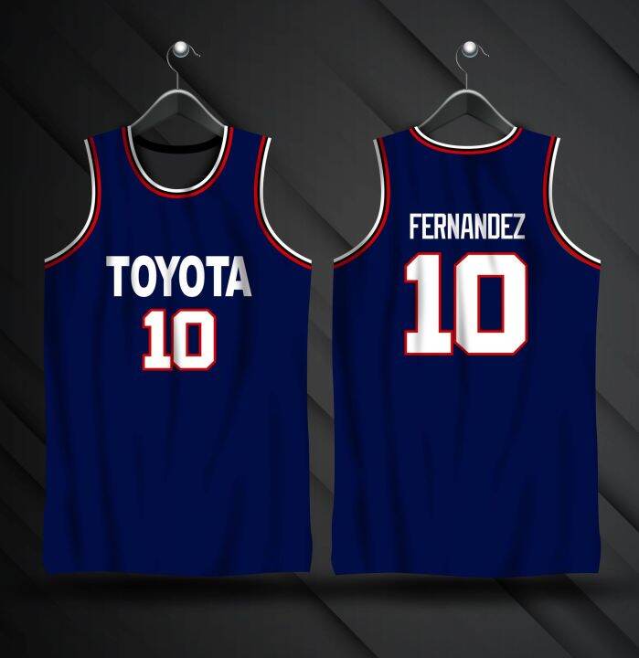 PBA RETRO JERSEY | TOYOTA RAMON FERNANDEZ #10 JERSEY | FULL SUBLIMATION ...