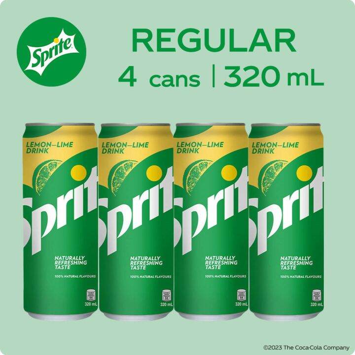 Sprite Regular 320ml - Pack of 4 | Lazada PH