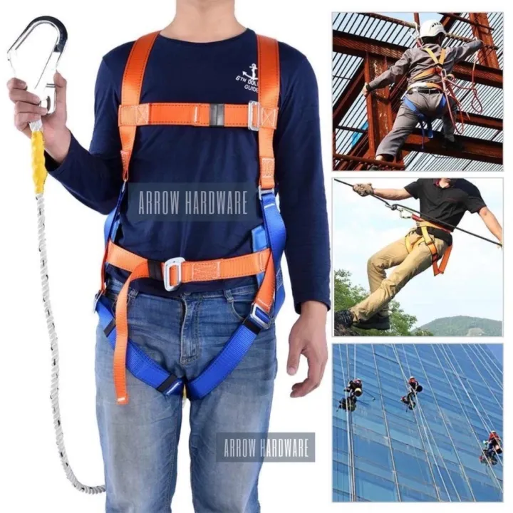 ♟☇ Fall Protection Harness Full Body Safety Harness Construction ...