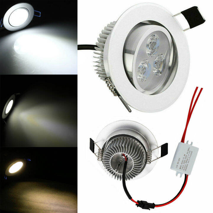 Ranpo 6W 220V Dimmable LED Recessed Eyeball Spotlight Round LED ...