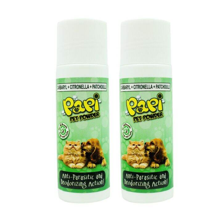 Papi Anti Tick and Flea Powder for Dogs and Cats (100g) 1 bottle only ...