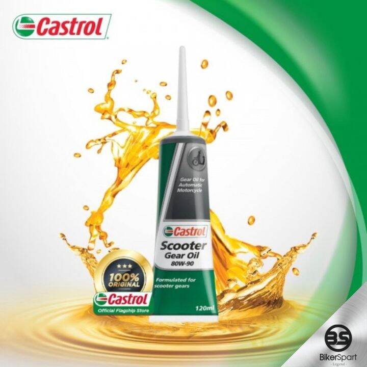 CASTROL SCOOTER GEAR OIL 80W-90 120ml 100% Original NVX Vario NMAX XMAX ...