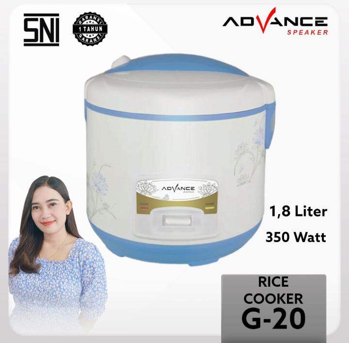 ADVANCE - Rice Cooker Penanak Nasi Serbaguna 1,8 Liter (G-20) | Lazada ...