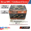 CAMEL Skrup GRC Kalsiboard 6 x 3/4" Inch (2 cm) | Calsiboard Screw ...