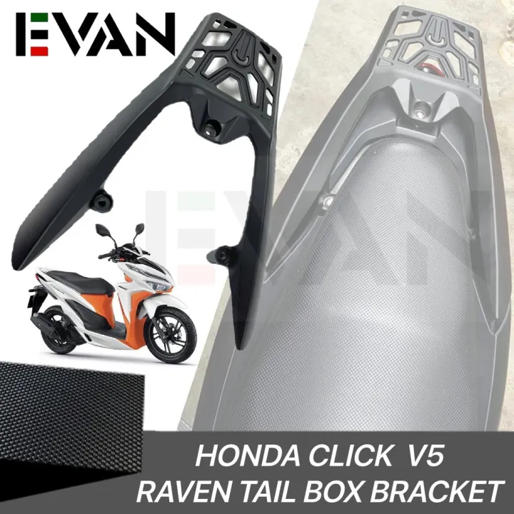 Honda Click V5 Raven Bracket Tail Box Bracket Top Box Bracket Honda ...