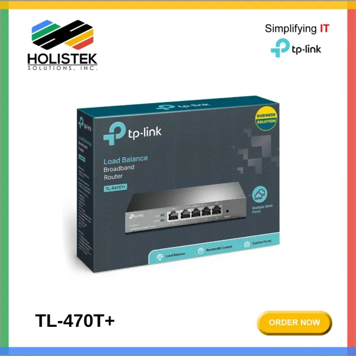 TP-Link Desktop Load Balance Broadband Router (TL-R470T+) : TPLink I TP ...